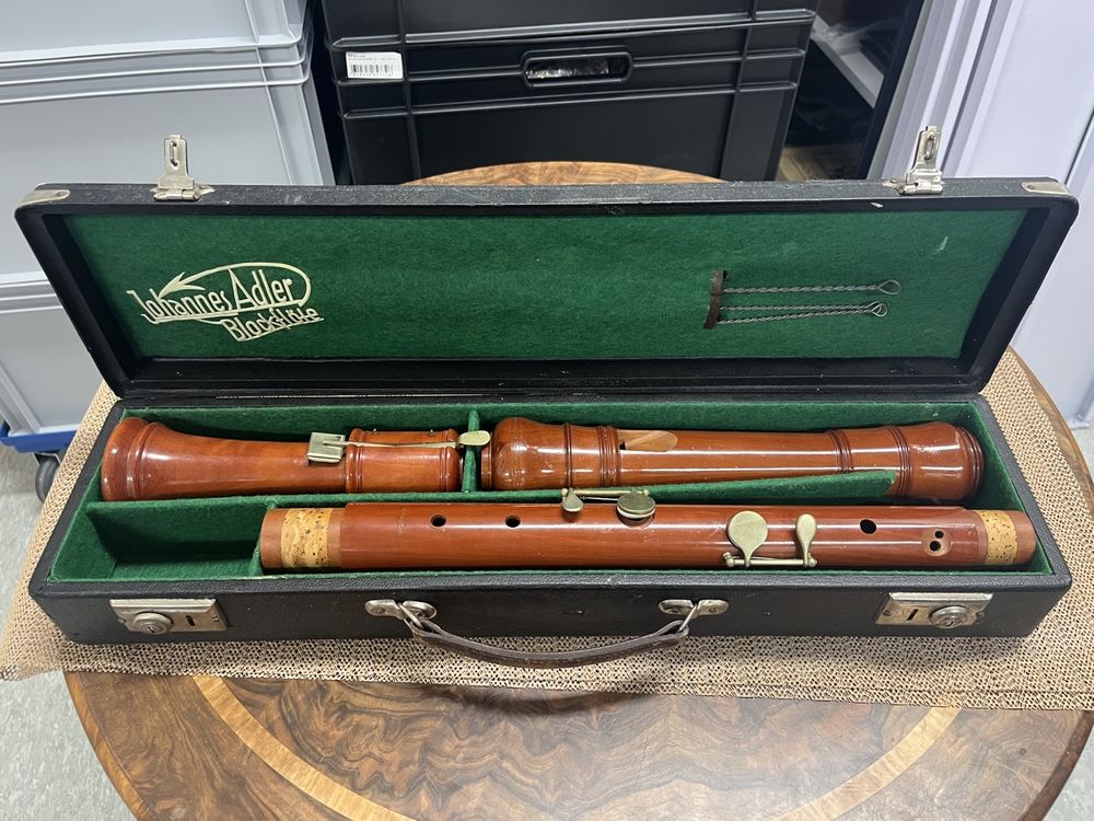 Bass Blockflöte Johannes Adler mit Etui | Kaufen auf Ricardo