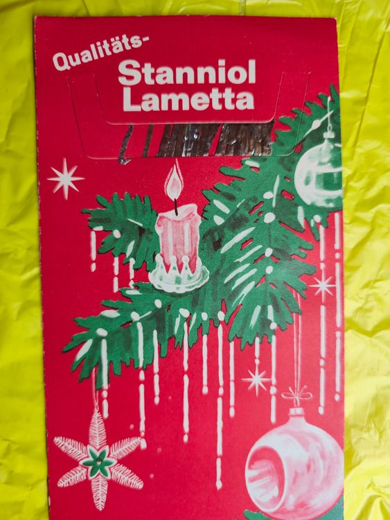 Vintage Qualitäts-Stanniol Lametta "ist das Beste!" OVP (Gebraucht) in ...