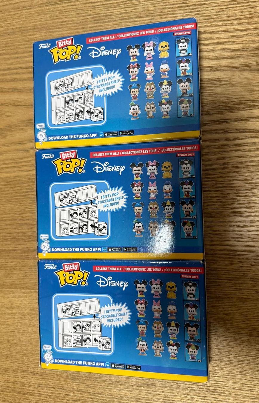 3x Bitty Pop Mickey Mouse Neu ab 1Fr. (Neu und originalverpackt) in st ...