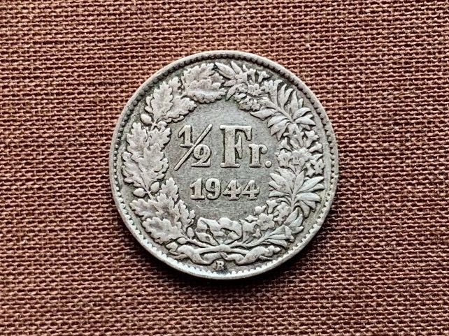 50 Rappen 1944 (Gebraucht) in Zürich für CHF 2 – mit Lieferung auf Ricardo kaufen