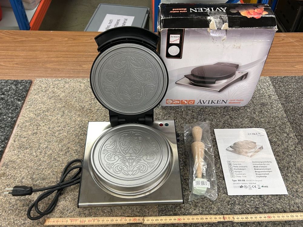 (16) Hörncheneisen, Waffeleisen Aviken Diamont (Neu (gemäss ...