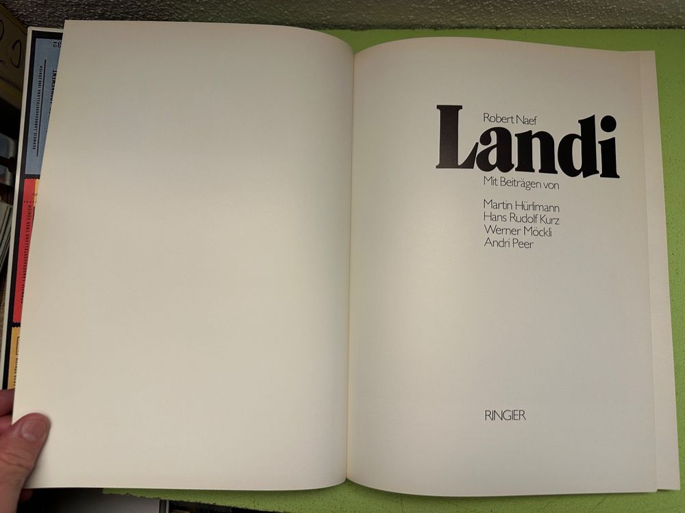 Robert Naef: Landi. Schweiz. Landesausstellung 1939 (Gebraucht) in ...