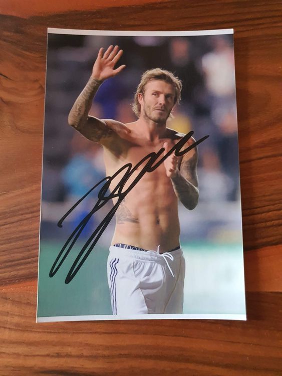David Beckham, handsigniert (Gebraucht) in Buchs ZH für CHF 18 – mit Lieferung auf Ricardo kaufen