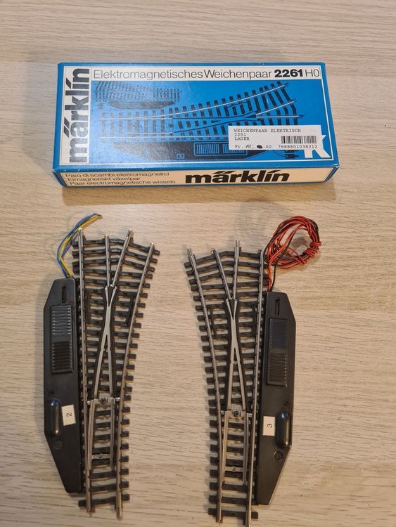 Märklin 2261 Elektro Weichenpaar K H0 (4) | Kaufen auf Ricardo