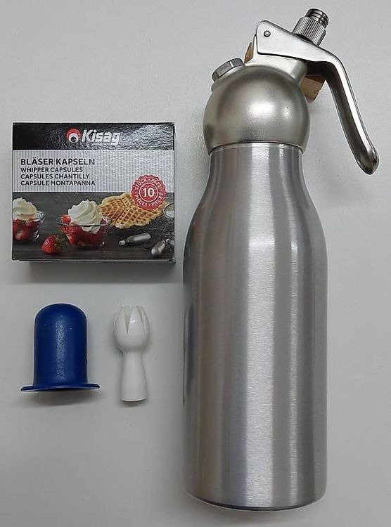 Kisag Rahmbläser 0.5 Lt. inkl. 10 Patronen (Gebraucht) in Strengelbach für CHF 50 – mit ...