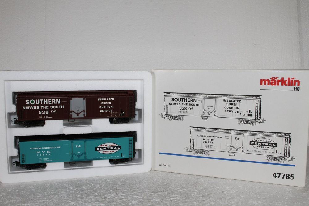 Märklin 47785 USA 2 Box Car NYC u. Southern US (Neu (gemäss ...