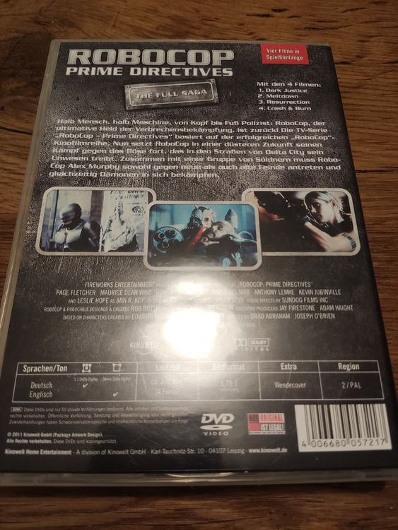 RoboCop Prime Directives - The Full Saga (DVD) (Gebraucht) in ...