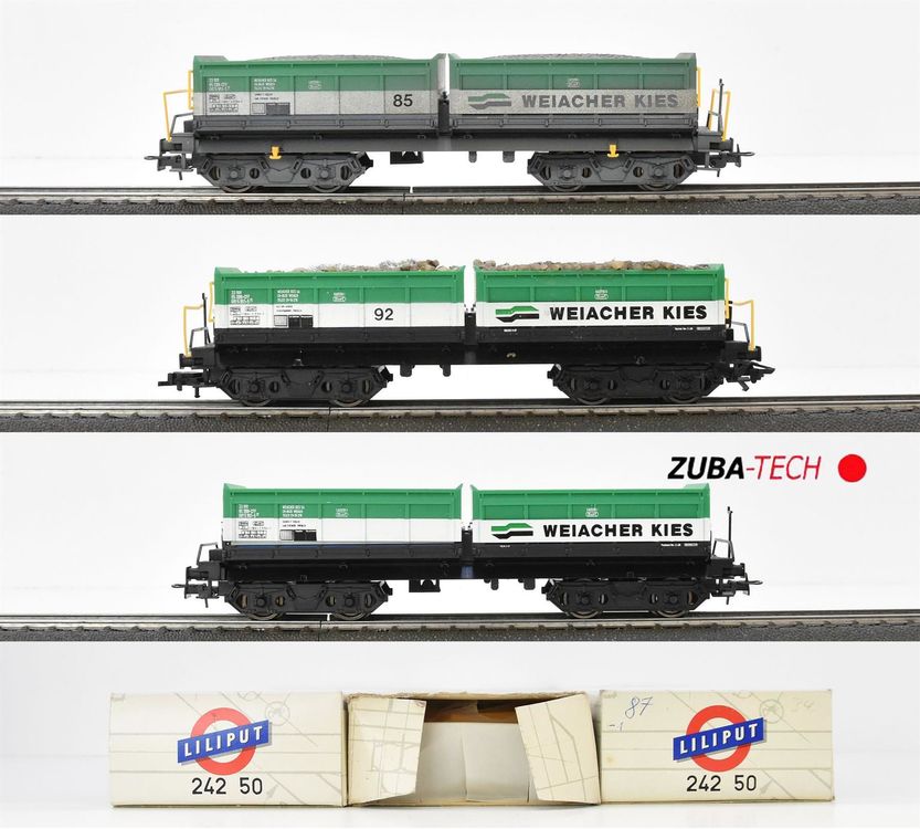 3x Liliput Kieswagen "Weiacher" SBB H0 (Gebraucht) in St. Gallen für CHF 58 – mit Lieferung auf ...