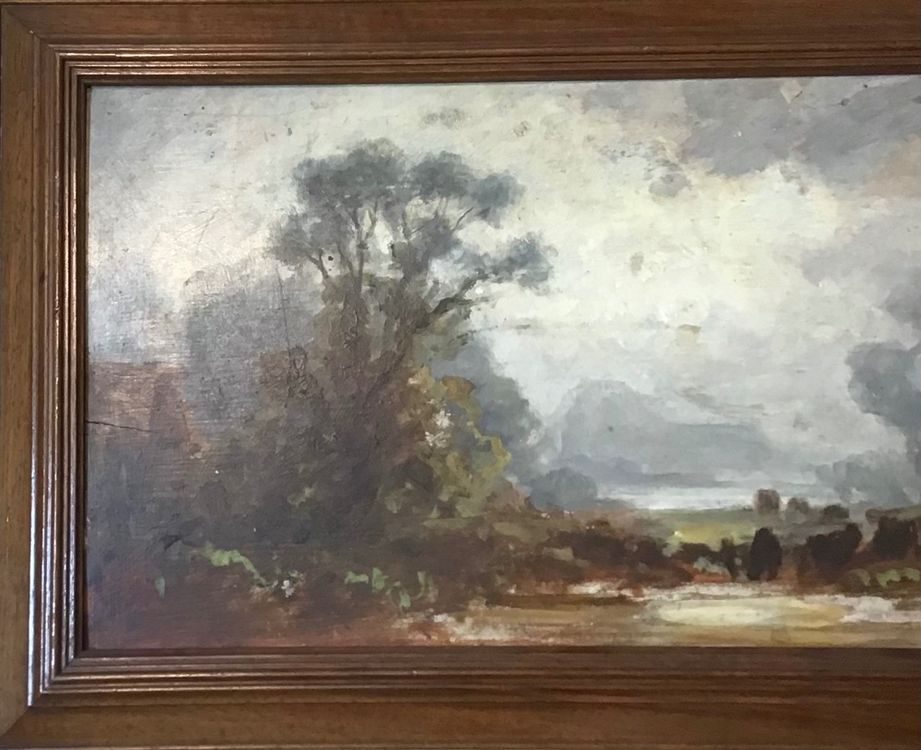 Antike Landschaft Gemälde Unleserlich Signiert mit Sigel (Gebraucht) in Root für CHF 5 – mit ...