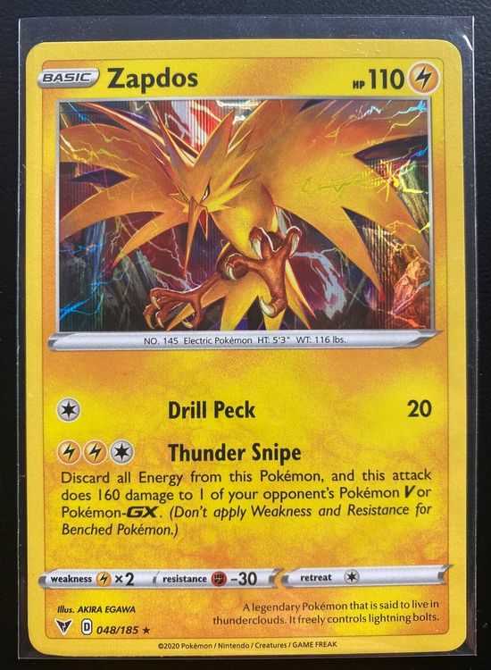 Zapdos 048/185 - Vivid Voltage Holo (Gebraucht) in Lugano für CHF 0.5 ...