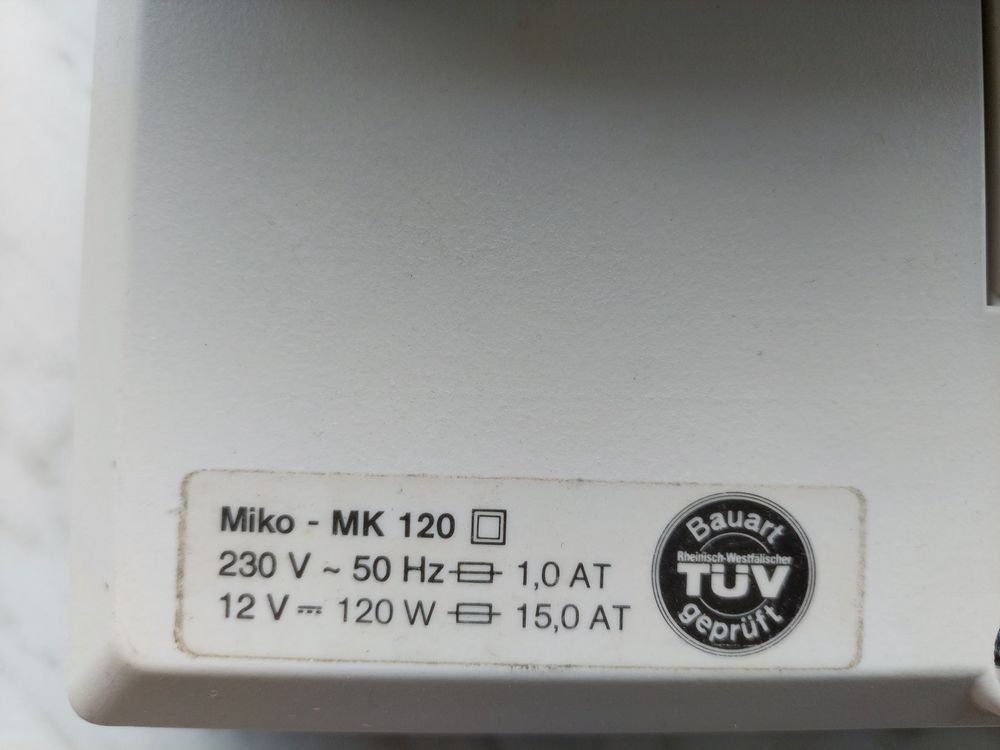 Umformer Miko MK-120 (Gebraucht) in Altstätten SG für CHF 30 – nur Abholung auf Ricardo kaufen