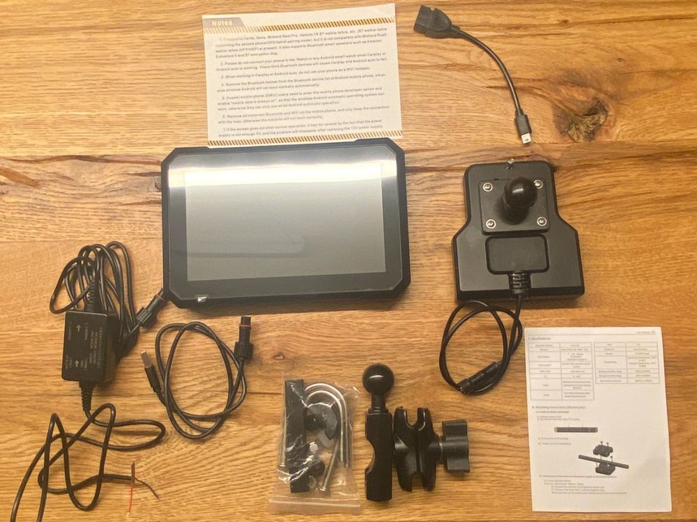 7" Motorrad Carplay / Android Auto Display IPX7 1000 nits (Neu (gemäss ...