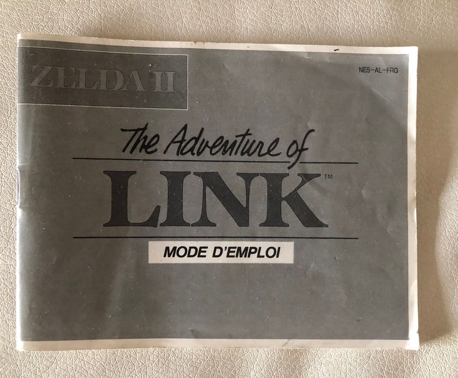 Anleitung / Booklet / Livret /Zelda II The adventure of Link (Gebraucht ...