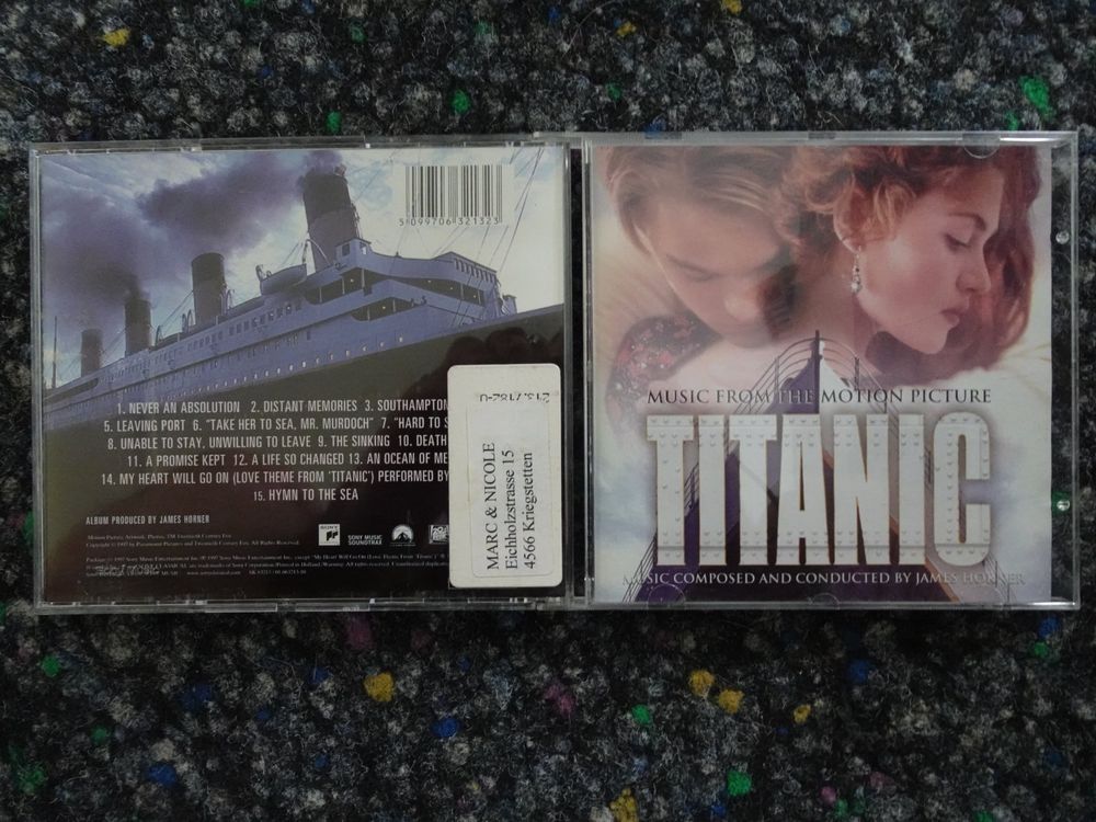 CD : Soundtrack: Titanic (Gebraucht) in Lotzwil für CHF 1 – mit Lieferung auf Ricardo kaufen