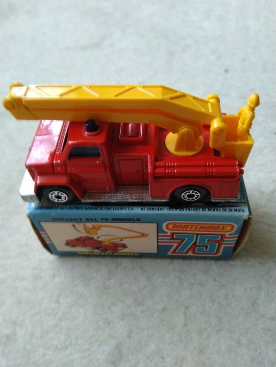 Matchbox Superfast Lesney 13 Snorkel Fire Engine (Neu (gemäss ...