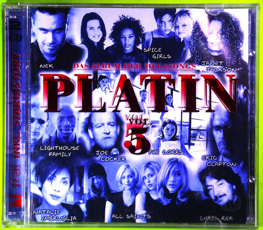 PLATIN VOL. 5 / DAS ALBUM DER MEGASONGS ! (Neu (gemäss Beschreibung ...