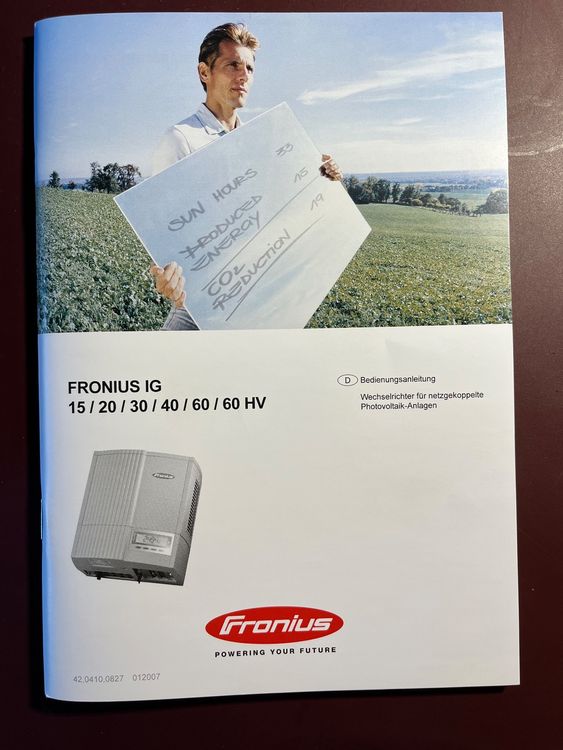 Fronius IG 30 Wechselrichter 2 Stück (Gebraucht) in für CHF 137 – nur ...
