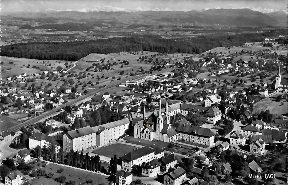 Muri AG Flugaufnahme Nr.261 , 1950 (Gebraucht) in Solothurn für CHF 12 – mit Lieferung auf ...