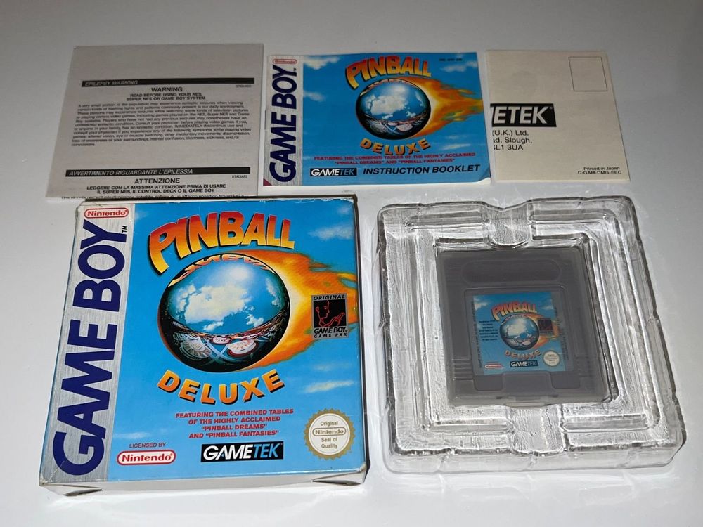 Nintendo Game Boy Classic (GB) Spiel - Pinball Deluxe (OVP) | Kaufen ...