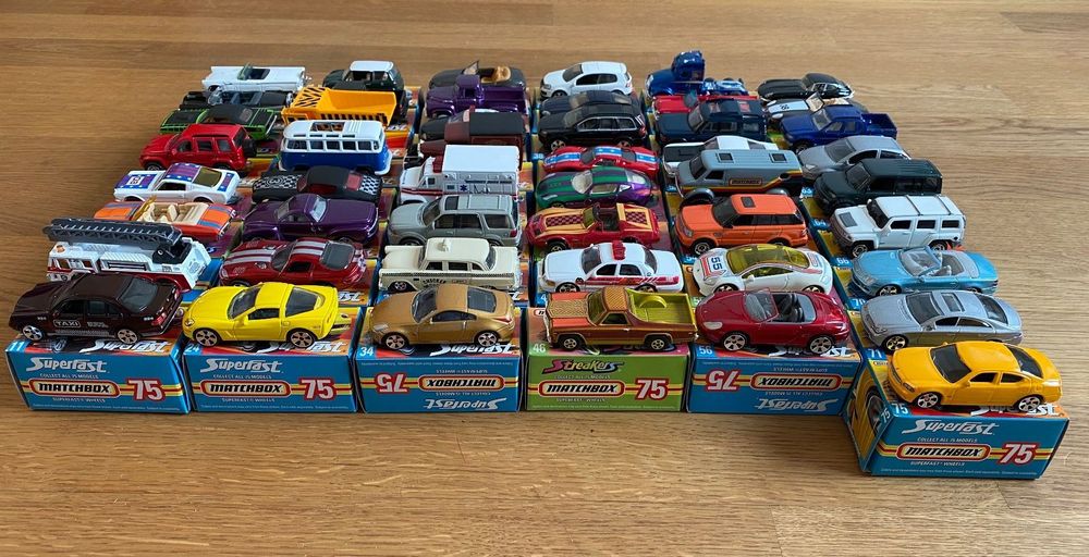 Matchbox Set x49 Superfast '06 mit Boxen (Gebraucht) in Evilard für CHF ...