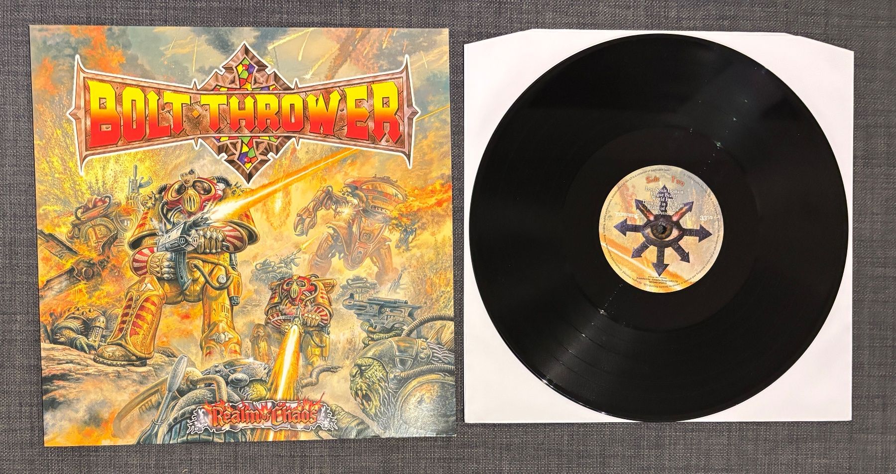 Bolt Thrower – Realm Of Chaos Heavy Metal DEATH METAL LP (Neu (gemäss ...