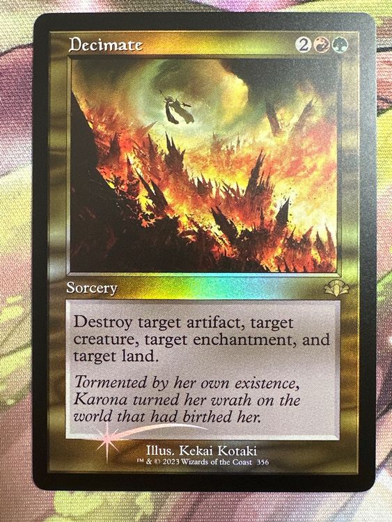 Decimate FOIL Variant 356 Dominaria Remastered | Kaufen auf Ricardo