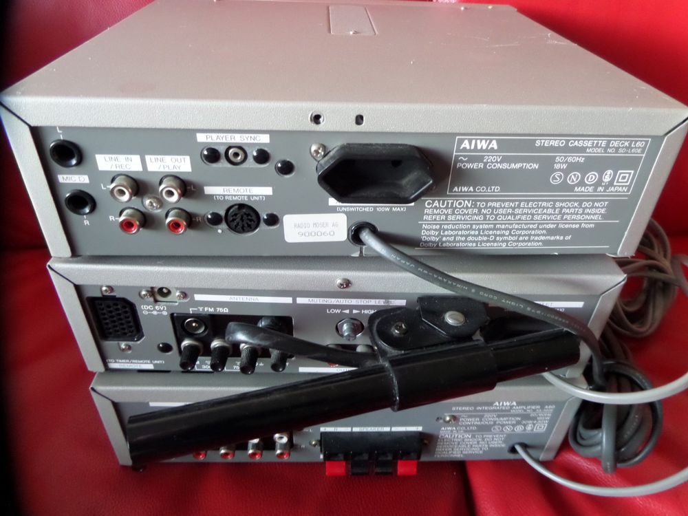 AIWA Mini Stereoanlage A60/L60/R50 (Gebraucht) in Hergiswil für CHF 39 – mit Lieferung auf ...