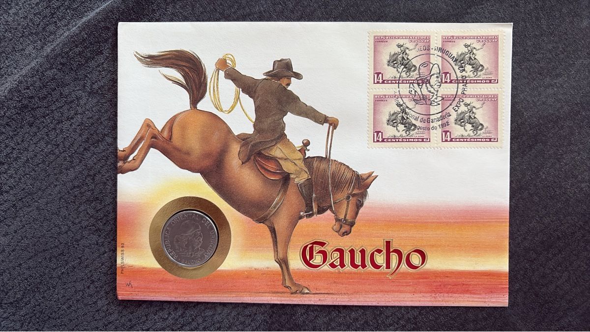 Magnifique pièce Uruguay 1992 - Gaucho, à saisir! (Neuf (Voir ...