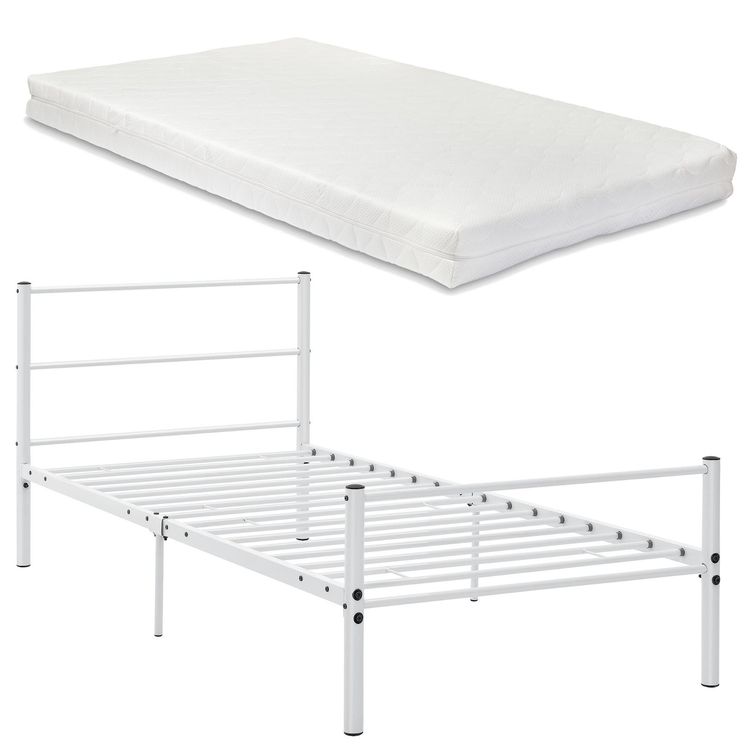 Metallbett Weiss Inkl Matratze Kaufen Auf Ricardo