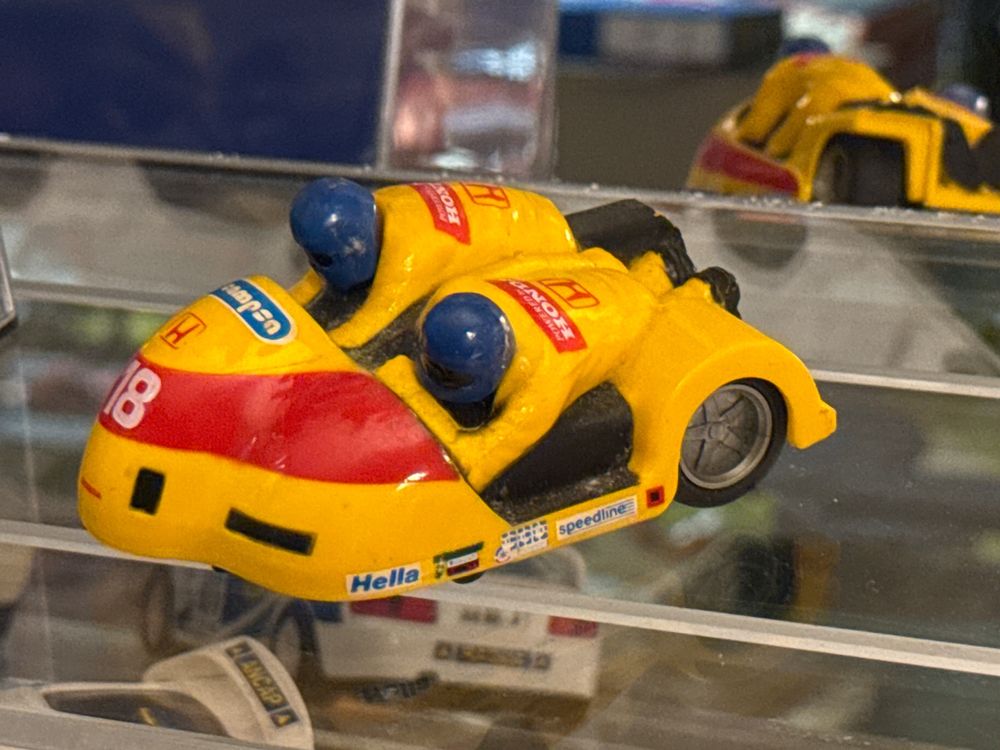 SlotcaR Scalextric Honda Gespann Motorrad (Neu (gemäss Beschreibung ...
