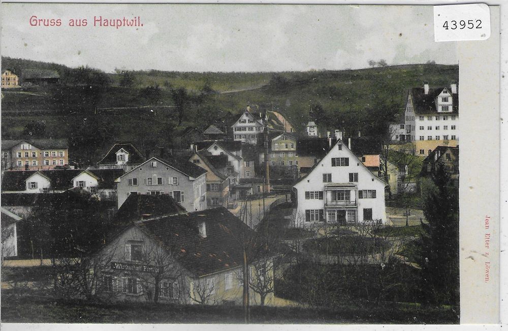 Gruss aus Hauptwil - Generalansicht - coloriert (Gebraucht) in Ettingen für CHF 15 – mit ...