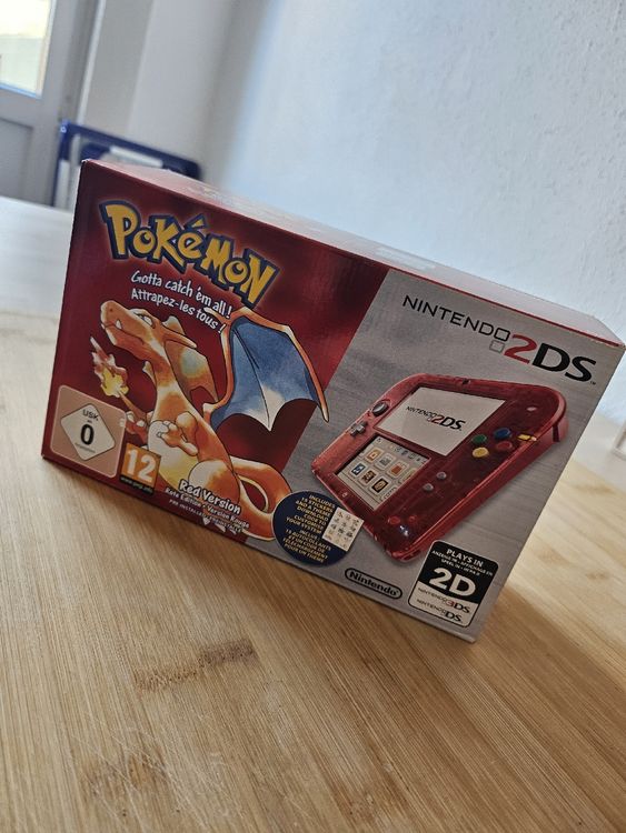 Nintendo 2DS Konsole - Pokemon Red Version - NEU | Kaufen auf Ricardo