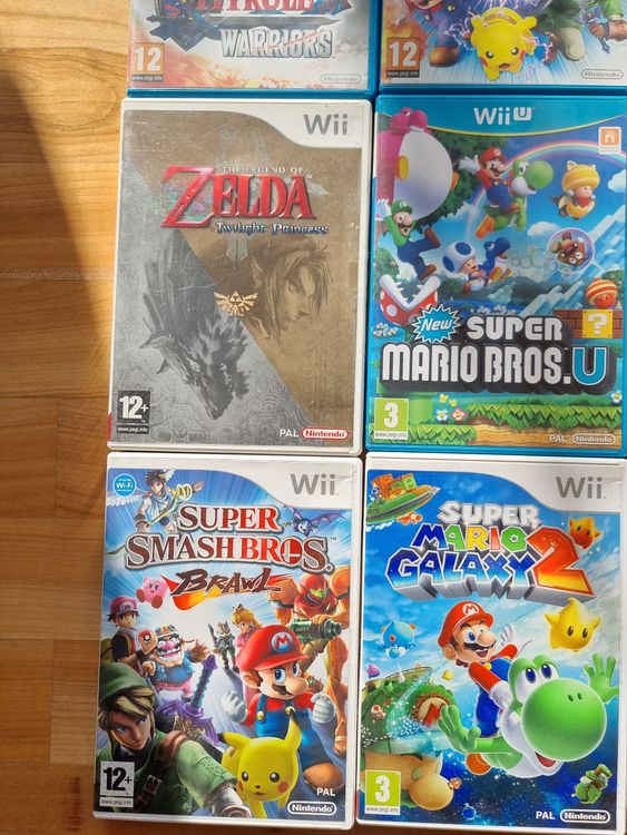 Wii U Spiele Sammlung, 12 Top Games + Wii Nunchuk (Gebraucht) in ...