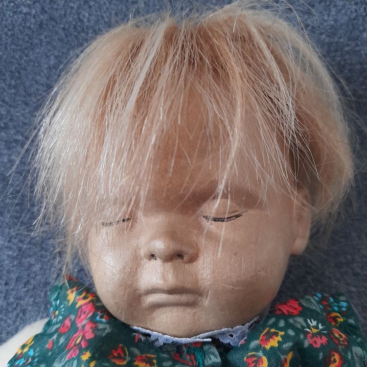 Puppe mit Holzkopf | Kaufen auf Ricardo