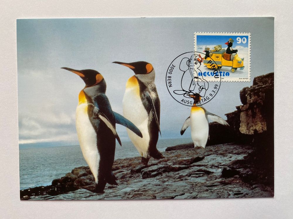 Maximumkarte Papa-Pingu im Schneemobil 1999 ET (Neu (gemäss ...