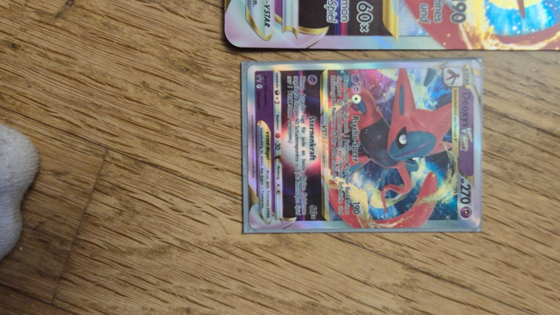 Pokemon (echt) klein Deoxys Vstar / gross Deoxys Vstar (Neu (gemäss ...