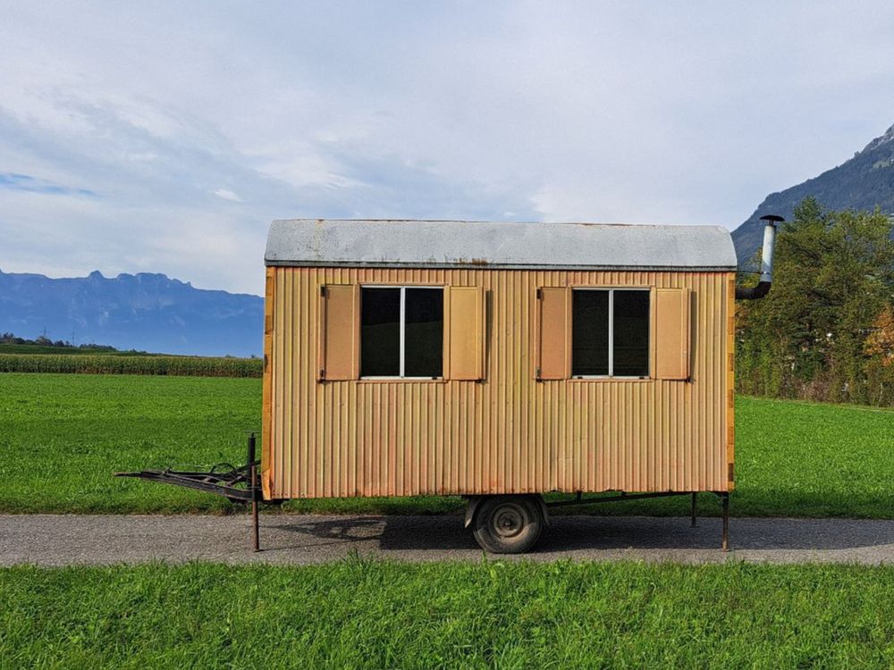 Bauwagen, Tiny House, Buastellenwagen, Baracke (Gebraucht) in Triesen für CHF 4900 – nur ...