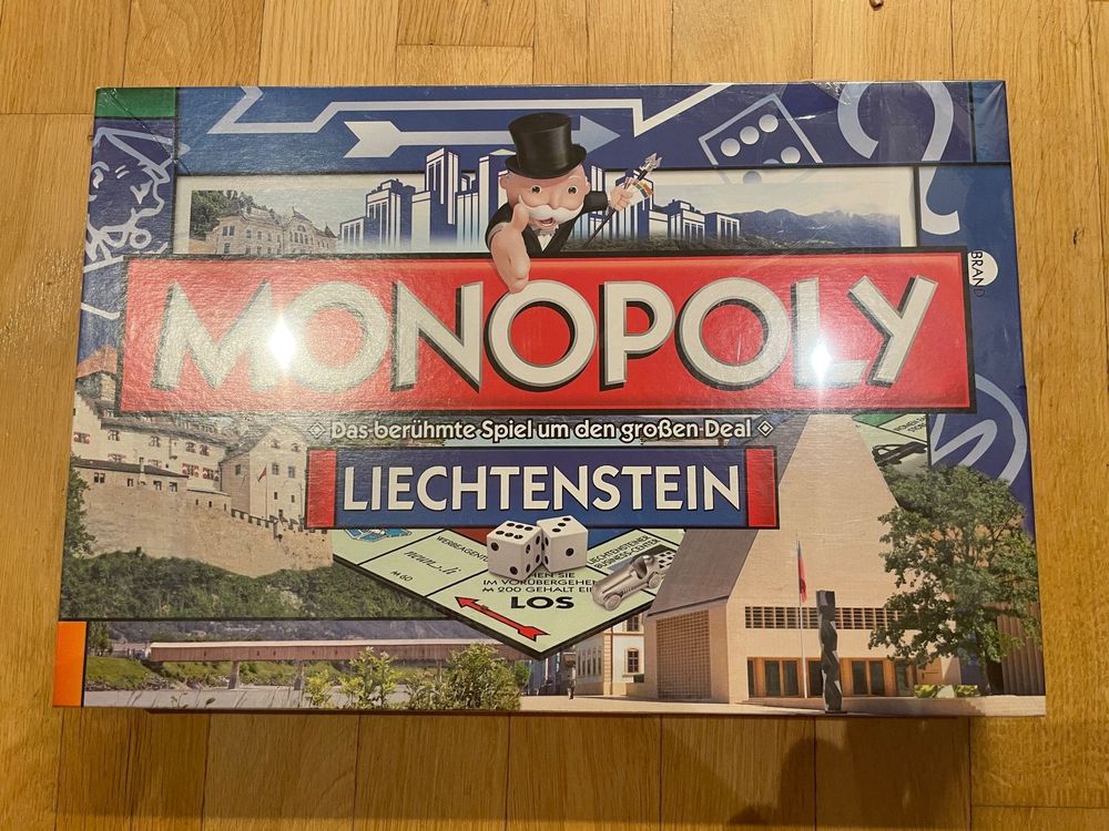 Monopoly «Liechtenstein Edition» – neu und originalverpackt | Kaufen auf Ricardo