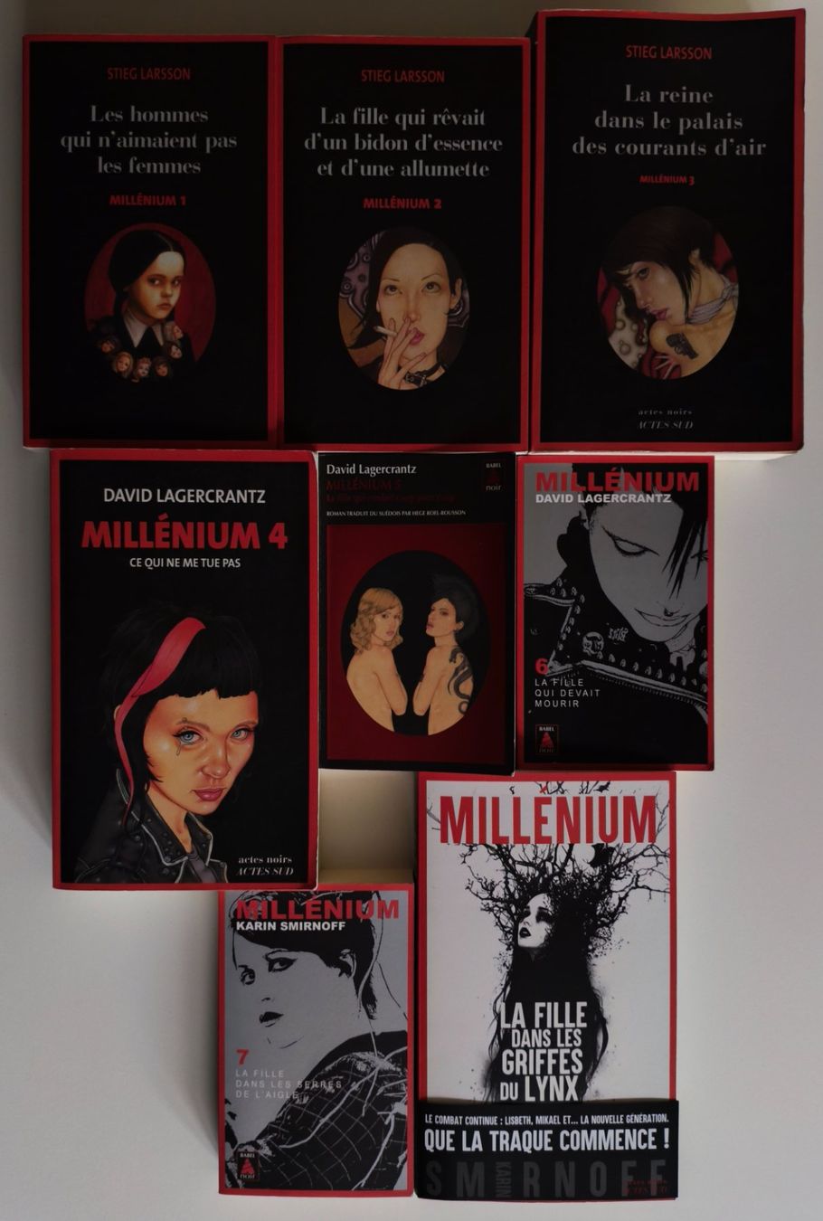 Millénium: Lot de 8 romans policiers, Larson, Lagercrantz, (D'occasion ...
