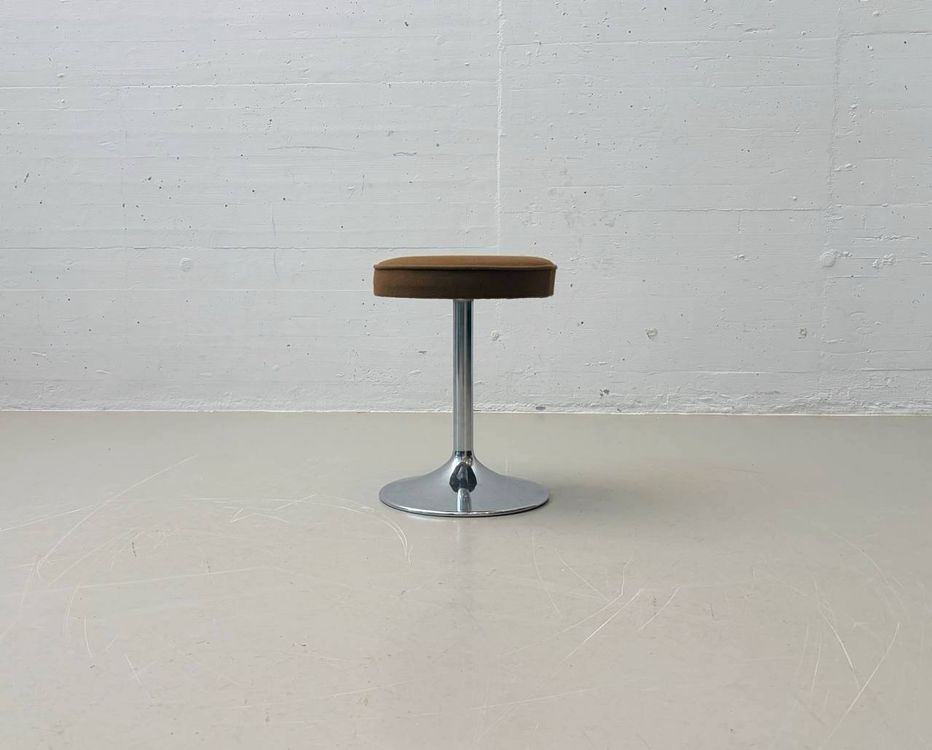 Vintage Tulip Hocker in braun von Vitra, späte 1970er Jahre (Gebraucht ...