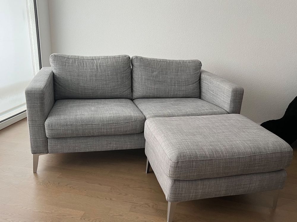 Sofa mit Hocker (Gebraucht) in für CHF 100 – nur Abholung auf Ricardo ...