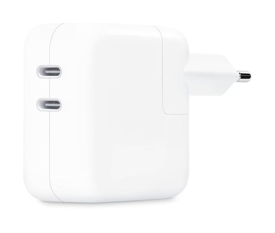 Apple Original Power Adapter 2x USB-C, 35 Watt, Weiss (NEU) (Neuf avec ...