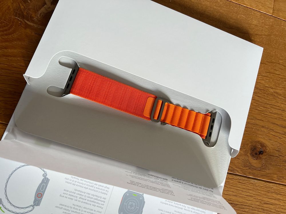Apple Alpine Loop orange für Apple Watch Ultra (Neu (gemäss ...