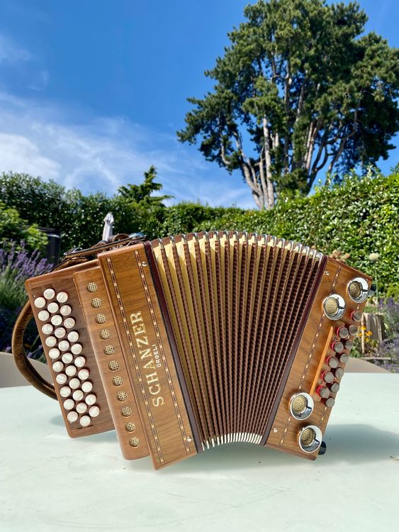 Schanzer "Rucksack" Steirische Harmonika akkordion accordeon (Gebraucht ...