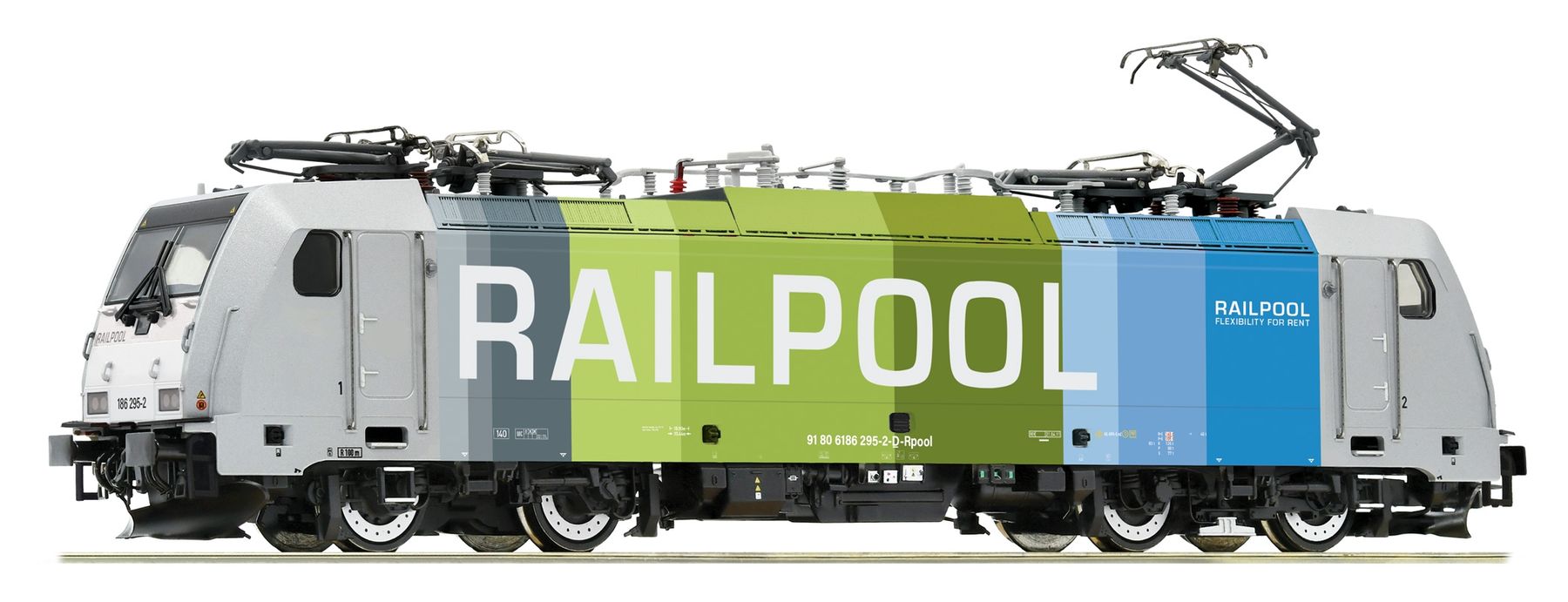 Roco 7500011 Railpool BR 186 295-2 H0 1:87, DC (Neu und ...