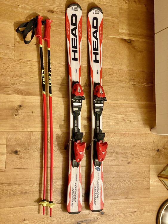 Head Ski Super Shape Team 117 cm inkl. Stöcke (Gebraucht) in Jona für ...