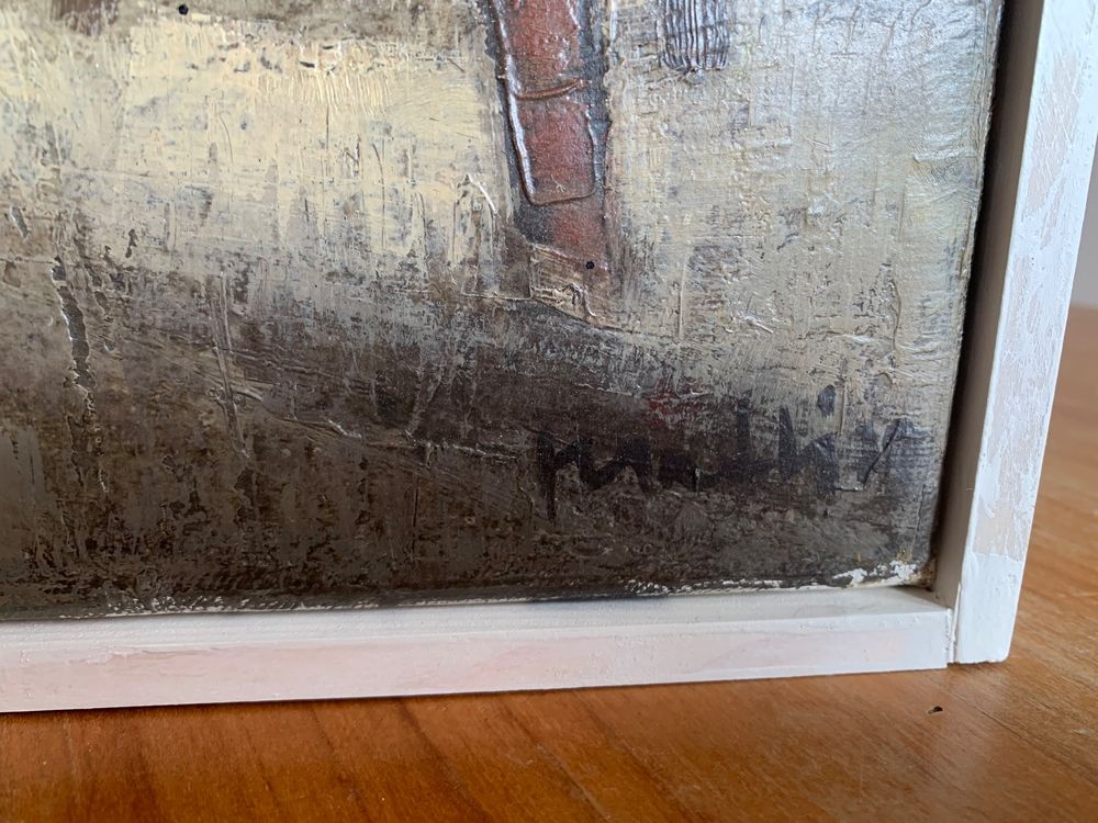 Original CH Walter Mafli Öl auf Leinwand 1971 | Kaufen auf Ricardo