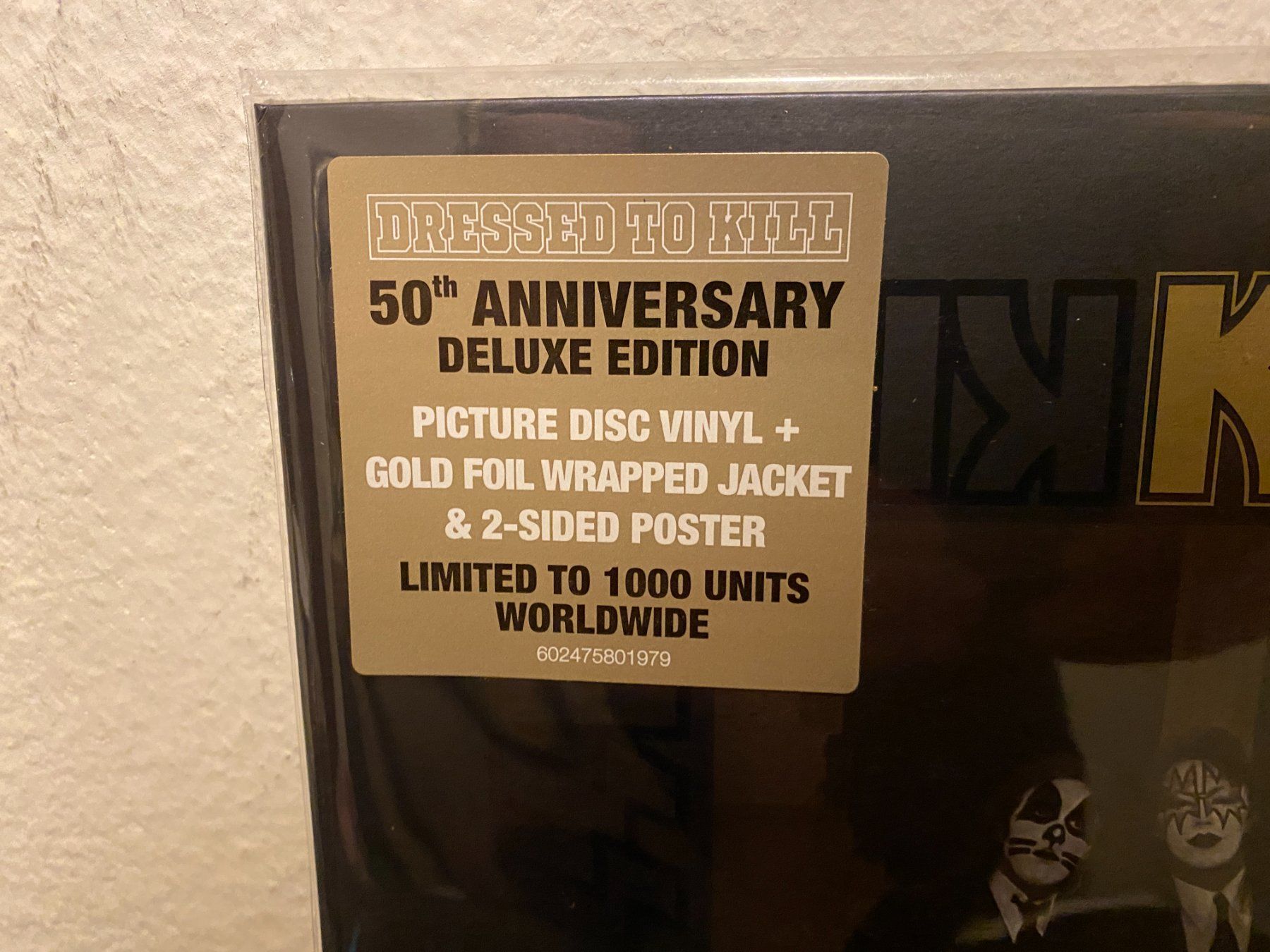 KISS - DRESSED TO KILL 50TH ANNIVERSARY PIC-DISC Neu! (Neu (gemäss ...