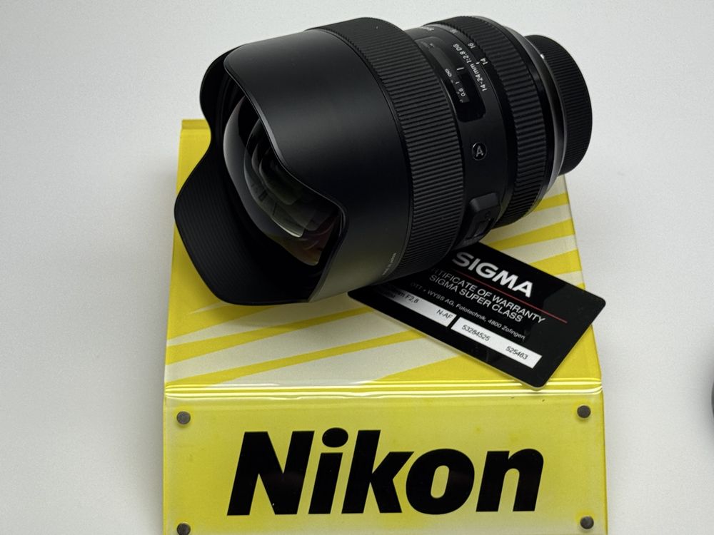 Sigma 14-24mm f/2.8 DG HSM Art - Nikon Bajonett, Top! (Gebraucht) in ...