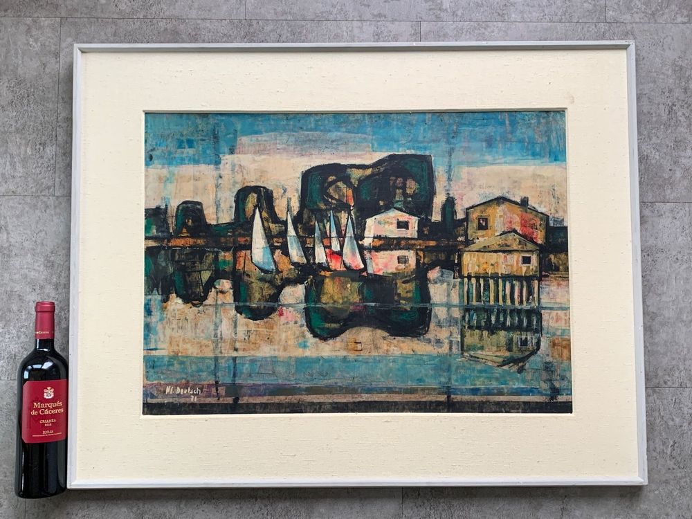 HANS DEUTSCH, Öl auf Leinwand, signiert. | Kaufen auf Ricardo